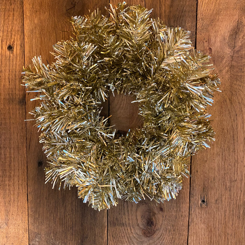 Vintage Style Gold Tinsel Candle Ring 4.5" – The Lonely Tree Primitives